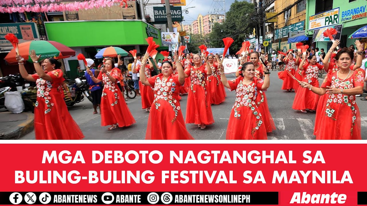 Mga deboto nagtanghal sa Buling-Buling Festival sa Maynila - YouTube