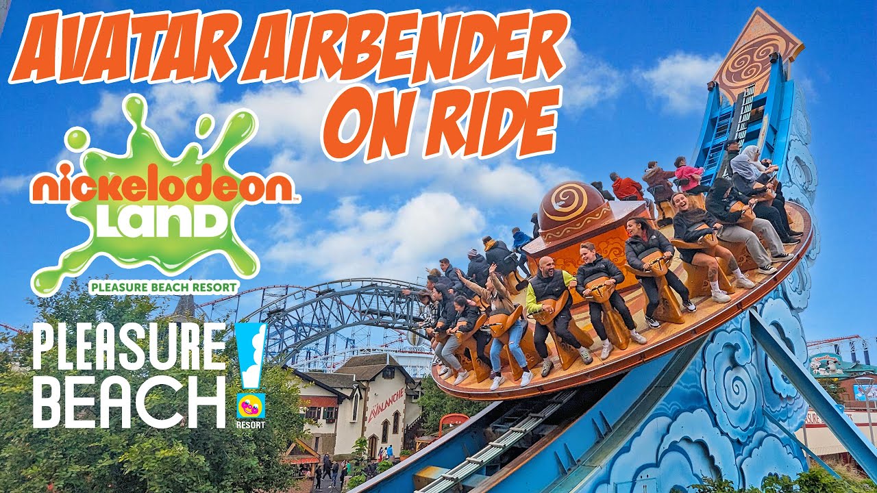 Avatar Airbender On Ride | Nickelodeon Land | Blackpool Pleasure Beach ...