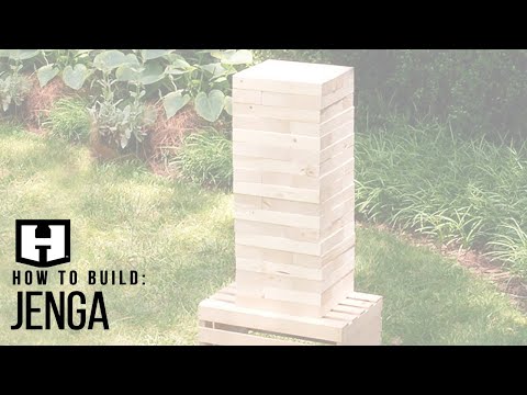 How-To Build Giant Jenga With HART - YouTube