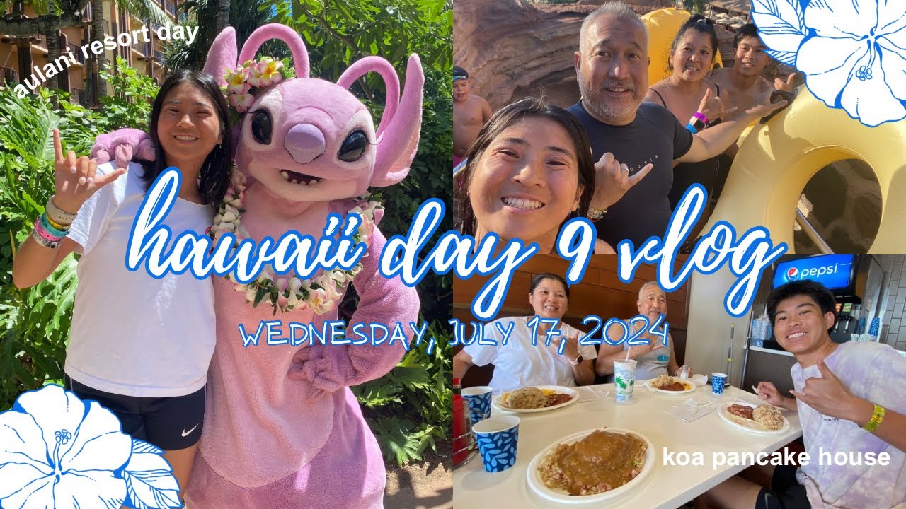 HAWAII DAY 9 VLOG | koa pancake house & characters at disney’s aulani ...
