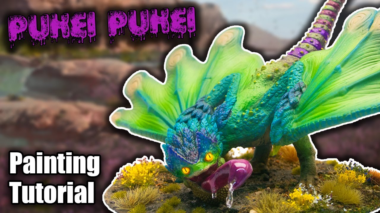 Pukei Pukei Painting Tutorial | Monster Hunter World: The Board Game ...