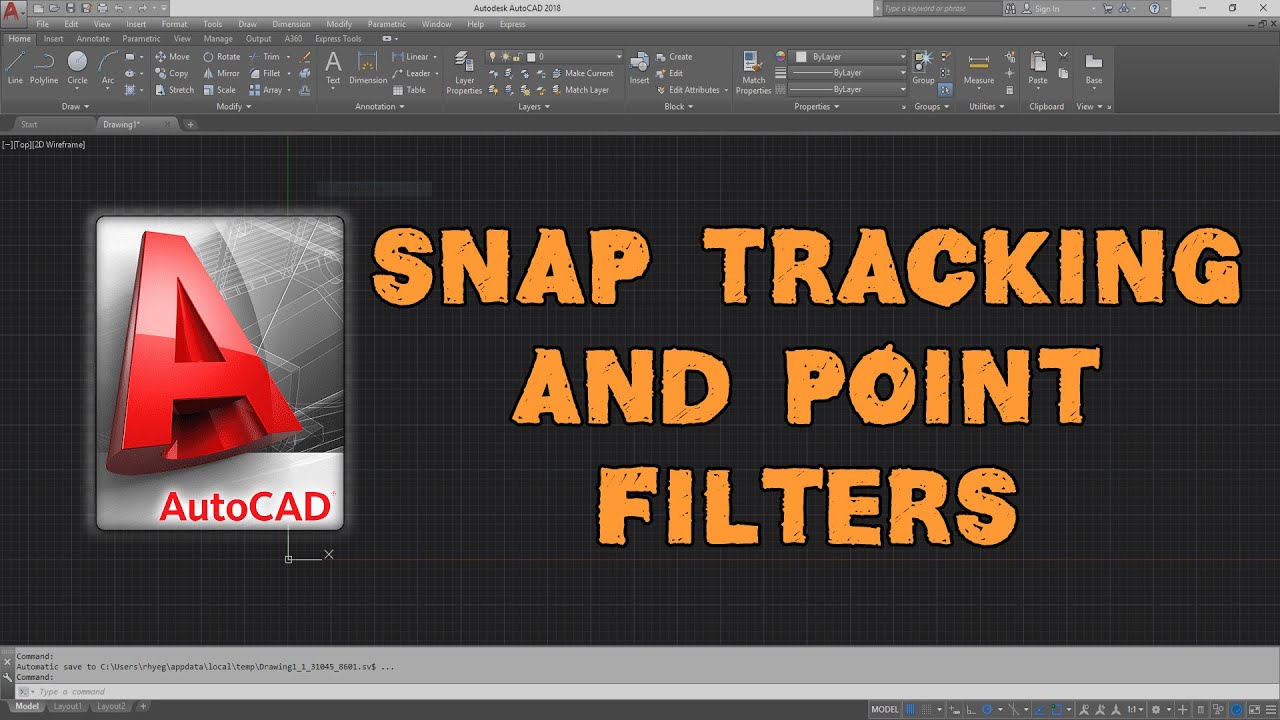AutoCAD Snap Tracking And Point Filters YouTube autocad-snap-tracking-and-point-filters-youtube