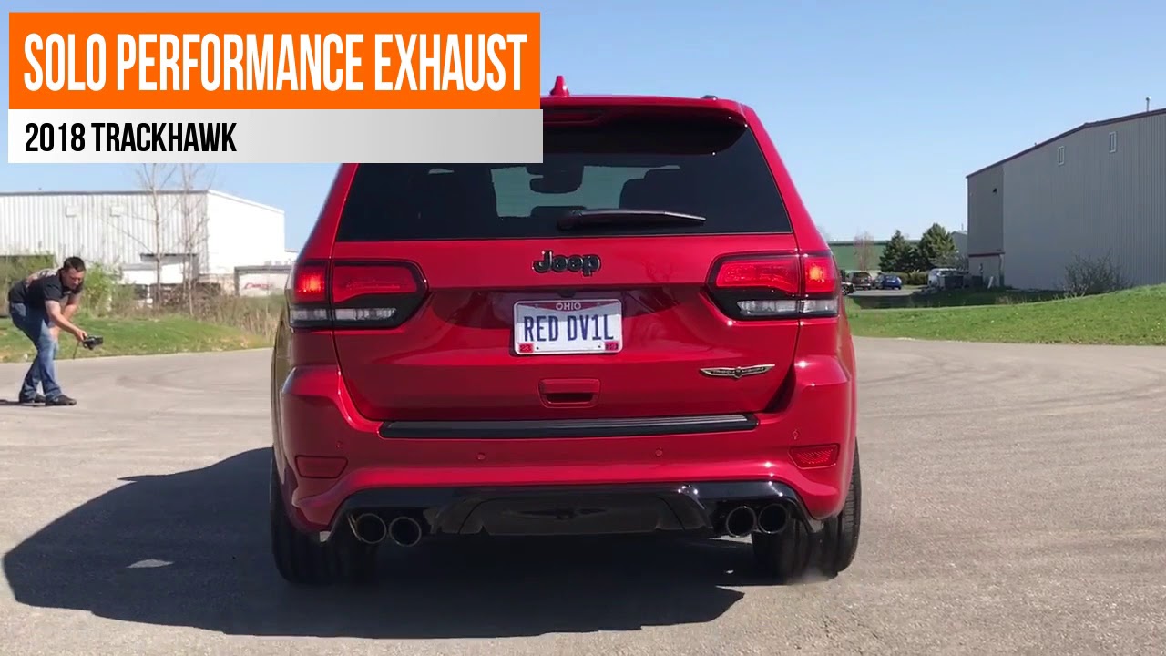 2018 Jeep TrackHawk with Solo Performance Catback & Carlyle Racing 5in ...