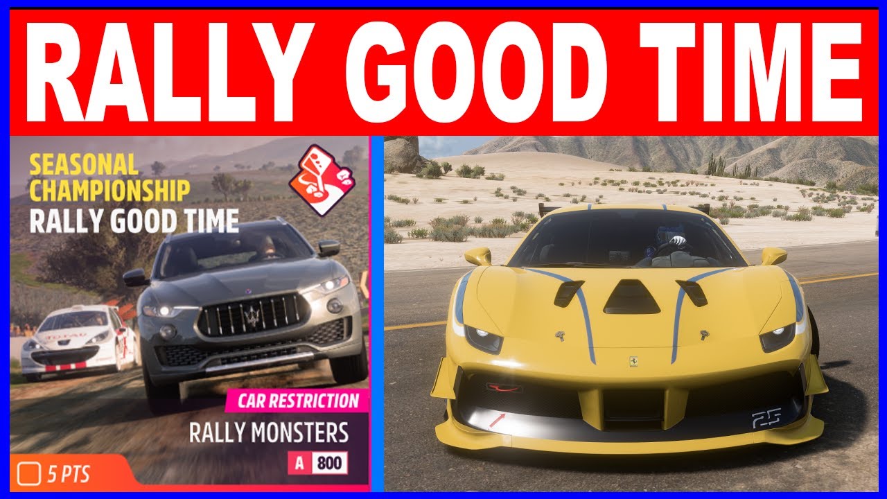 Forza Horizon 5 RALLY GOOD TIME Seasonal Championship - Car Restriction ...
