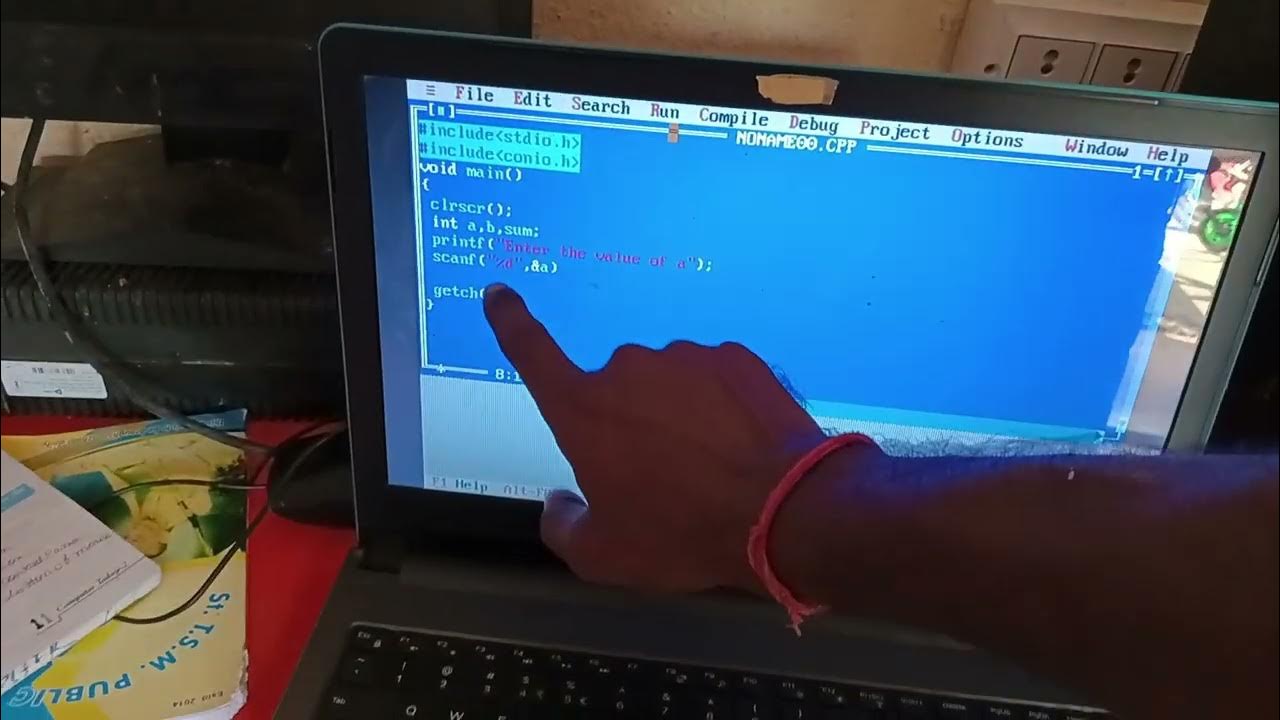 Addition of two numbers in #Turbo C++ - YouTube