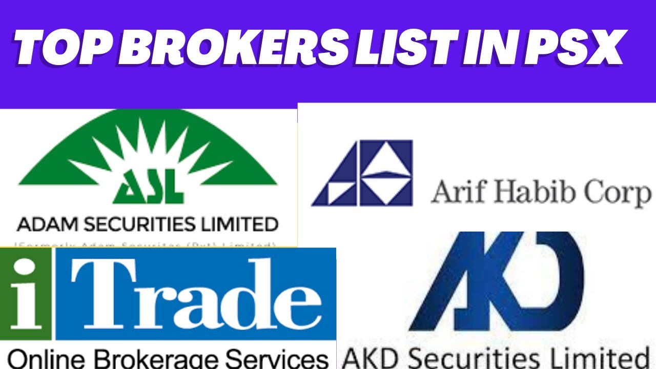 best brokers list in pakistan stock exchange 2022-2023 - YouTube