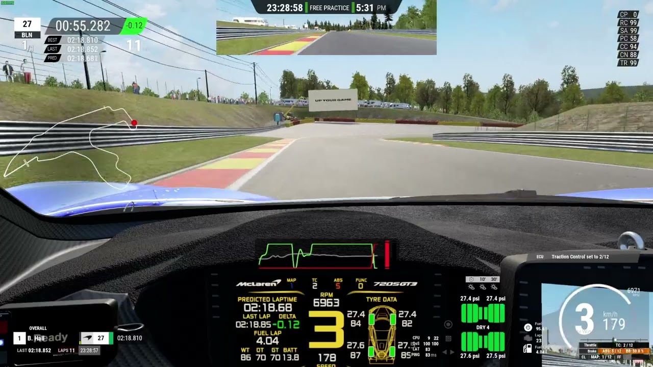 Example Spa lap for SRA friends - YouTube