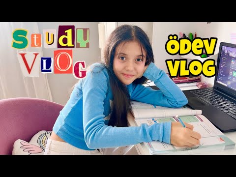 Ders Çalışma Günlüğüm, Ödev Vlog. Eflin Ela Zeybek