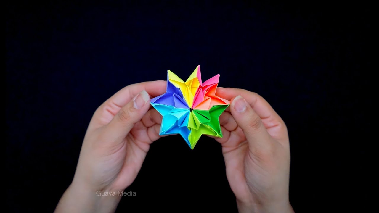 Origami Magic Star | Infinite folding Origami | Origami Infinite Star ...