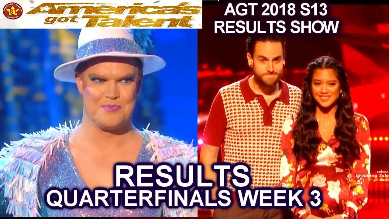 RESULTS QUARTERFINALS 3 Us the Duo Hans America's Got Talent 2018 AGT ...