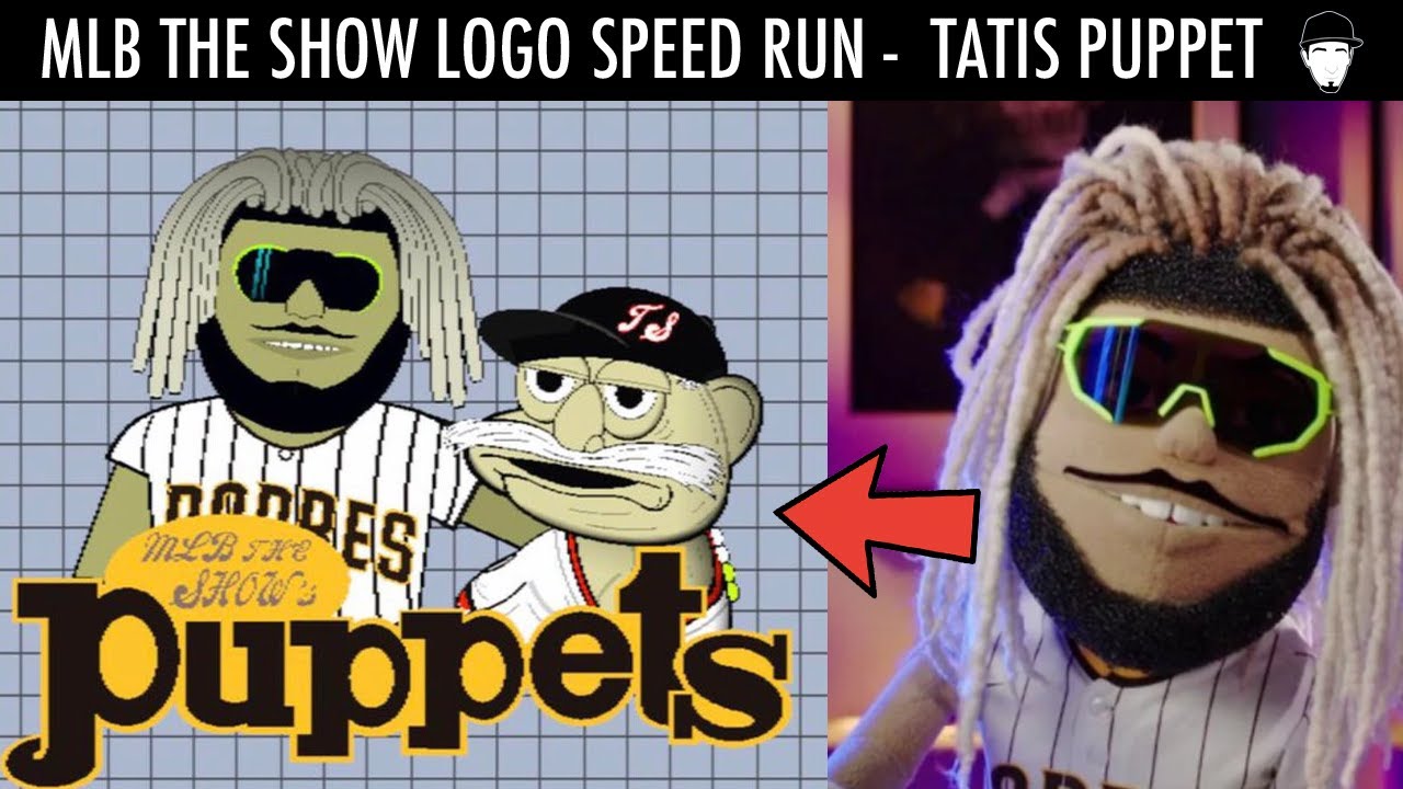 MLB the Show Logo Speed Run - Fernando Tatis Jr. Puppet - YouTube