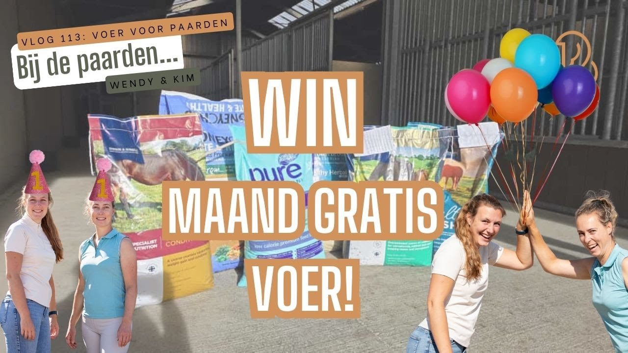 MAAND GRATIS VOER namens VOER VOOR PAARDEN! - YouTube