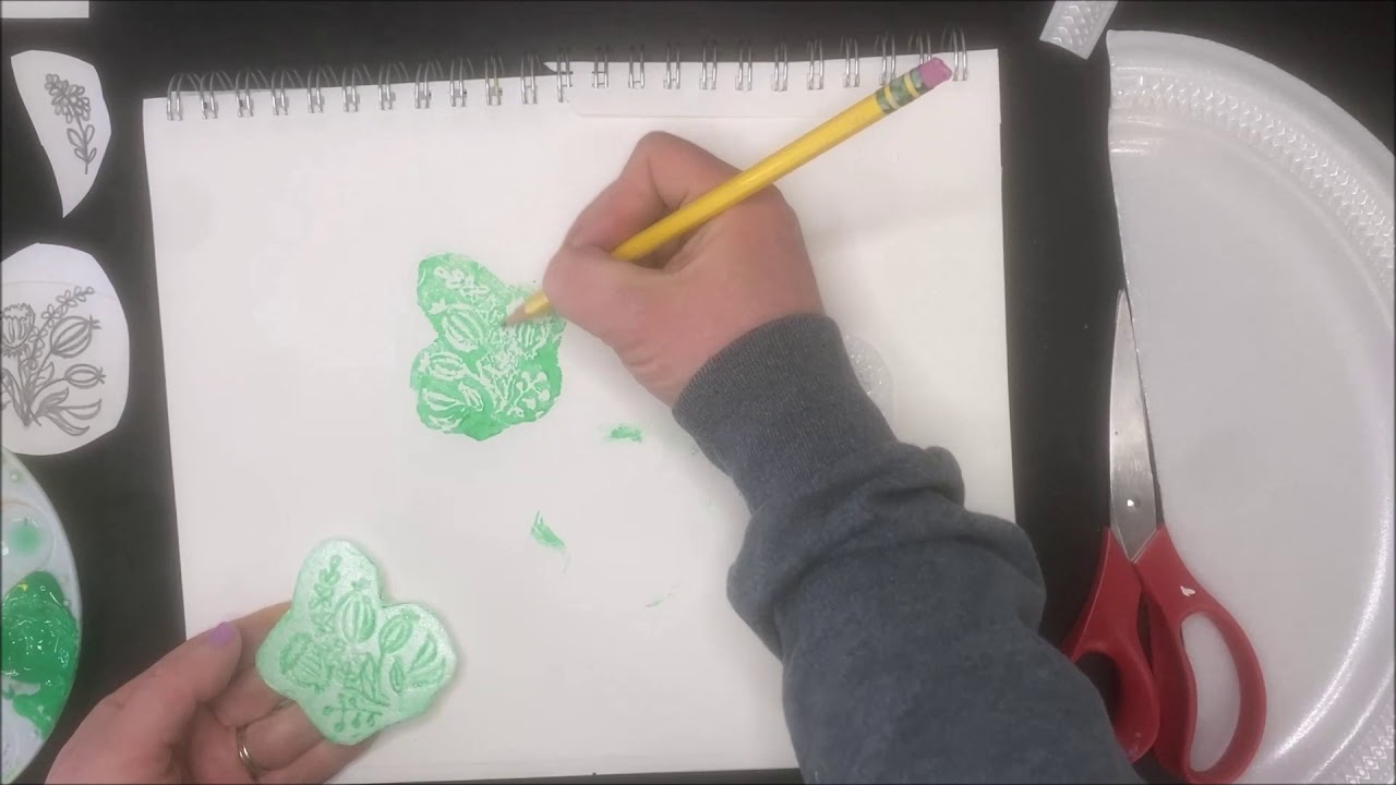 How to Create a Foam Print - YouTube