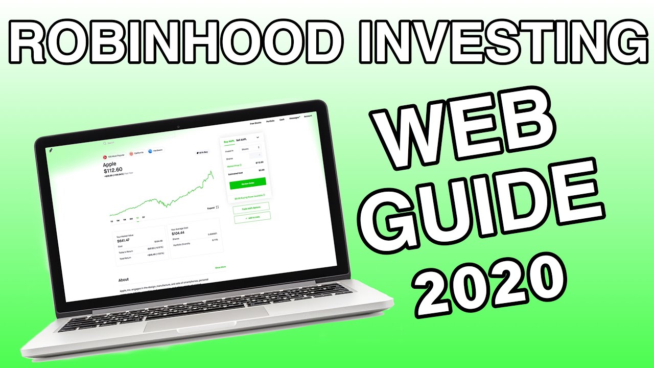 Robinhood Web Beginner Tutorial - A Guide To Robimhoods Web Platform ...