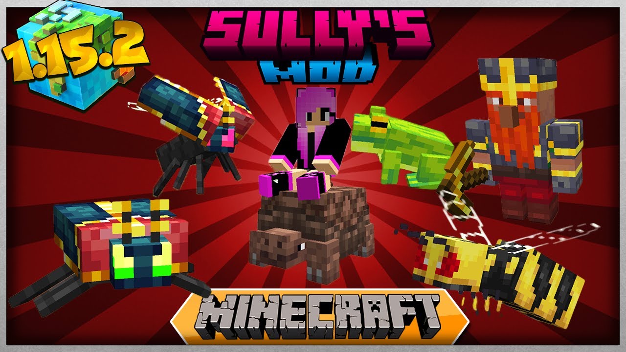 SULLY'S MOD 1.15.2 - TARTARUGAS, FANTASMAS E ESCARAVELHOS! - TUTORIAL ...