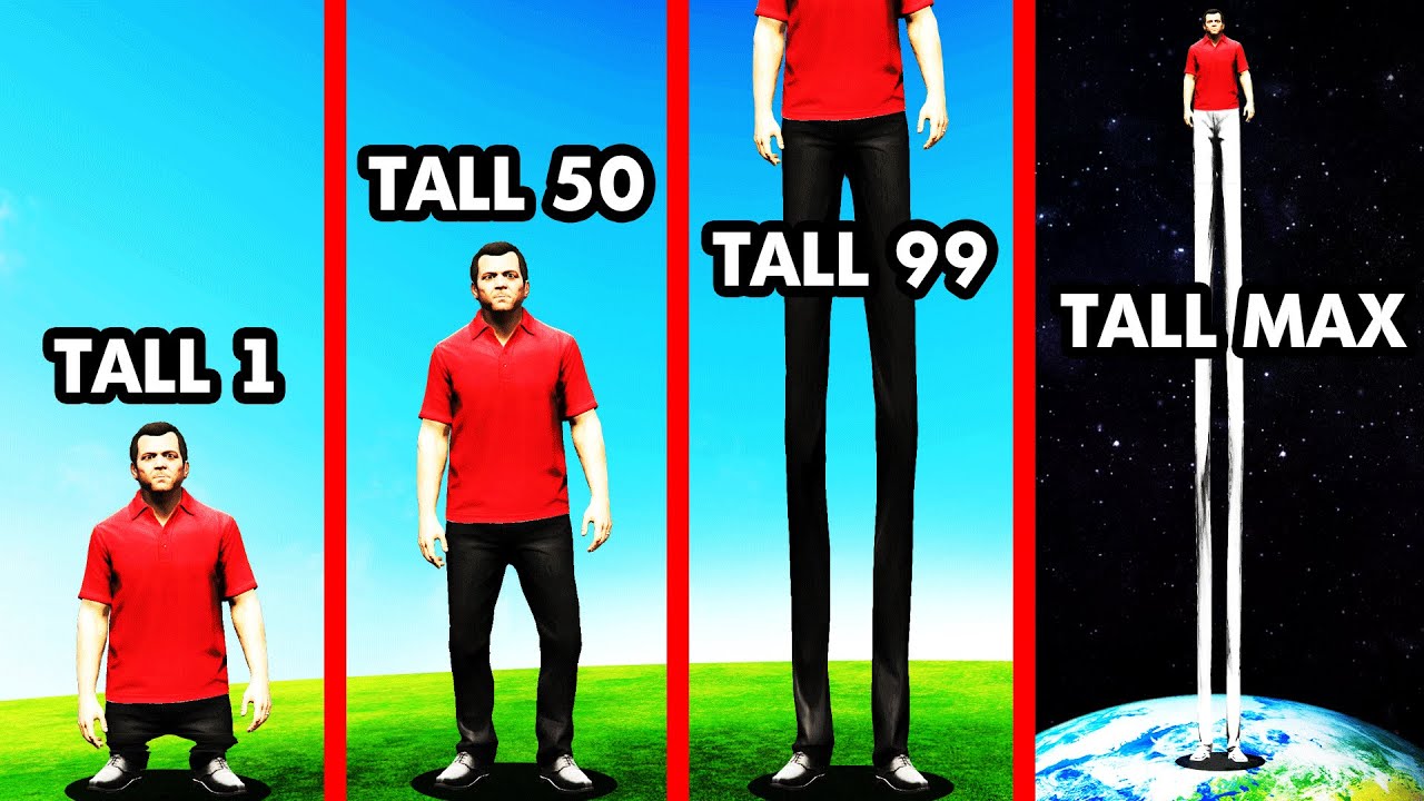 Growing Into TALLEST PERSON EVER In GTA 5 - YouTube