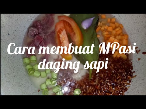 Cara Membuat MPasi daging sapi - YouTube