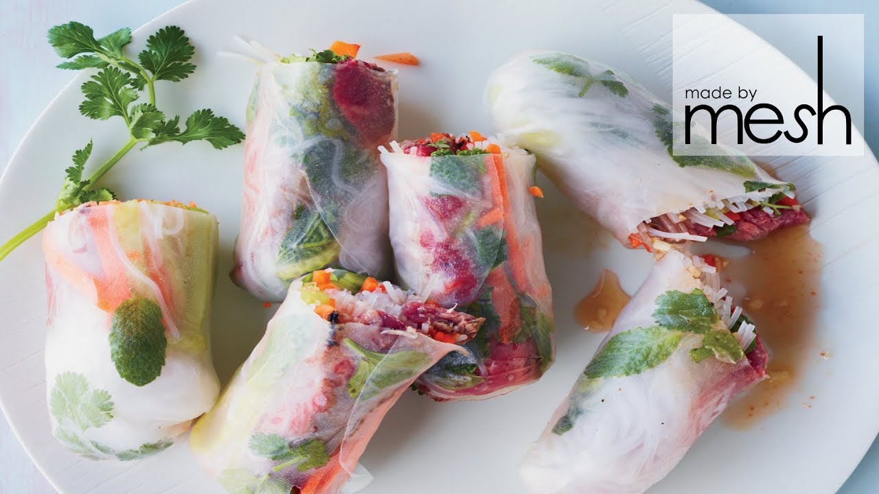 Vietnamese Crystal Rolls | Made by Mesh - YouTube