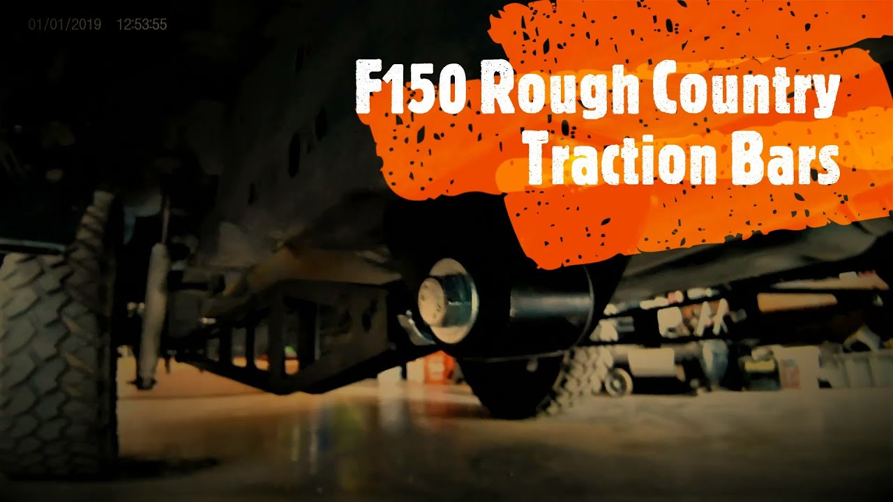 2015 Ford F150 Rough Country Traction Bar kit - YouTube