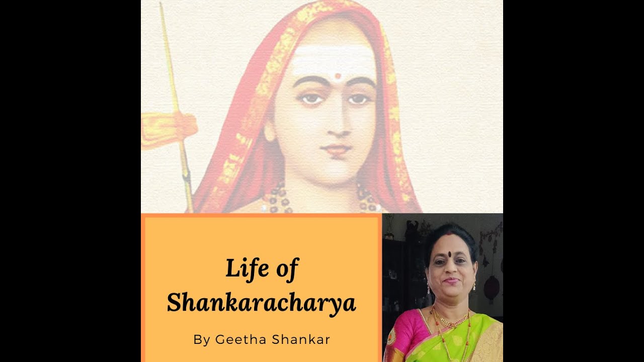 Life of Shankaracharya - By Geetha Shankar - YouTube