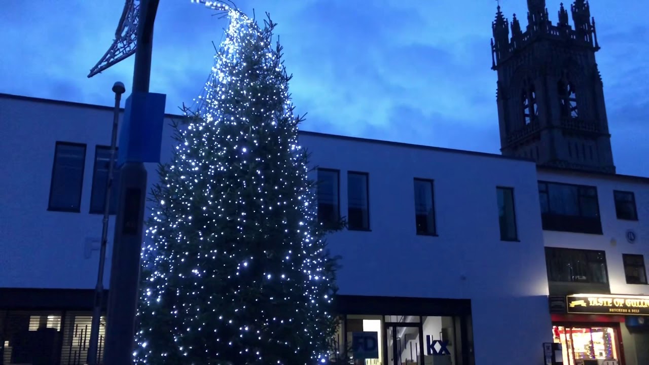 Newry City and Christmas Decorations - YouTube