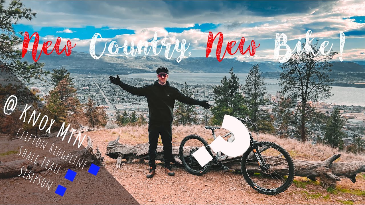 Riding Knox Mountain on the new Bike! - YouTube