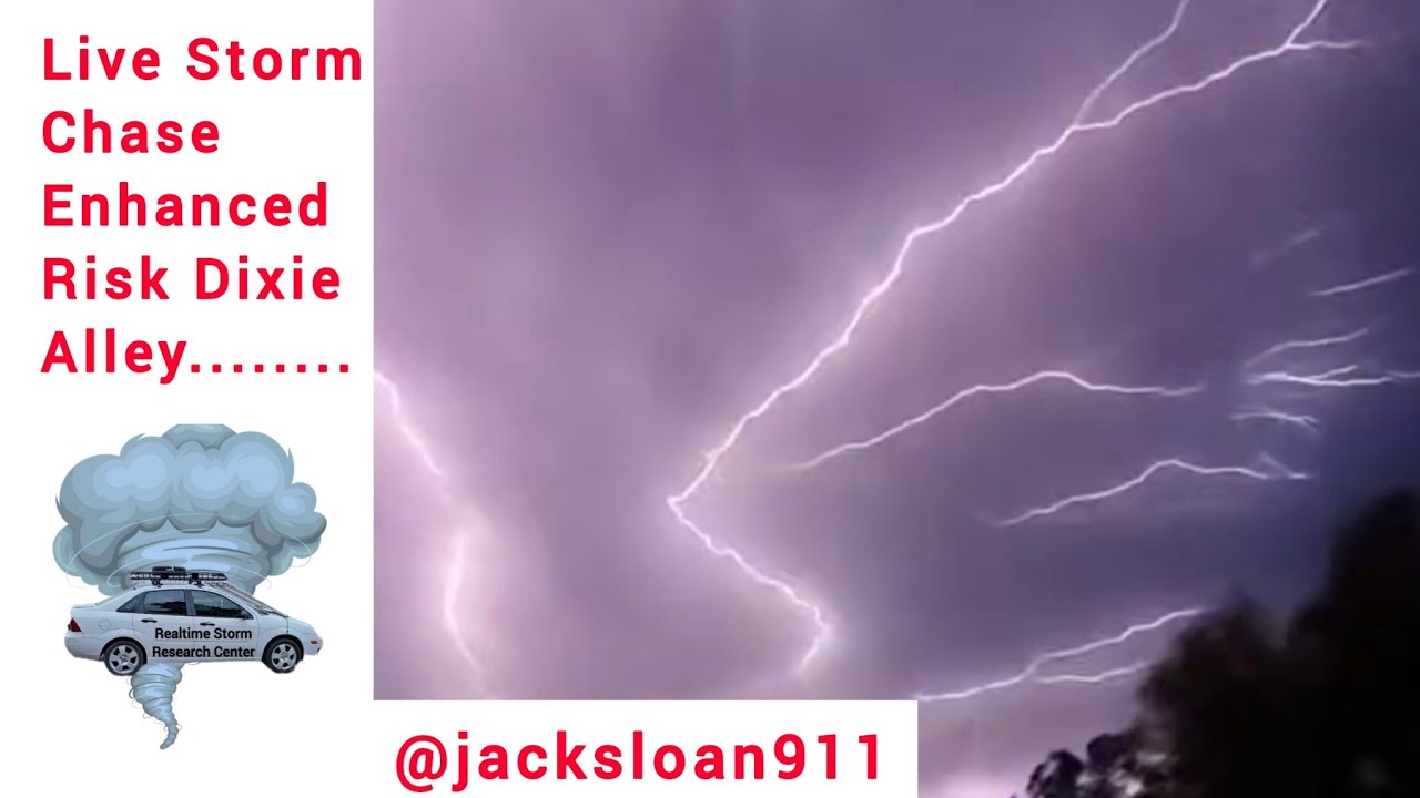 Tornado Storm Chasing Dixie Alley Enhanced Risk 02/04/2025 - YouTube