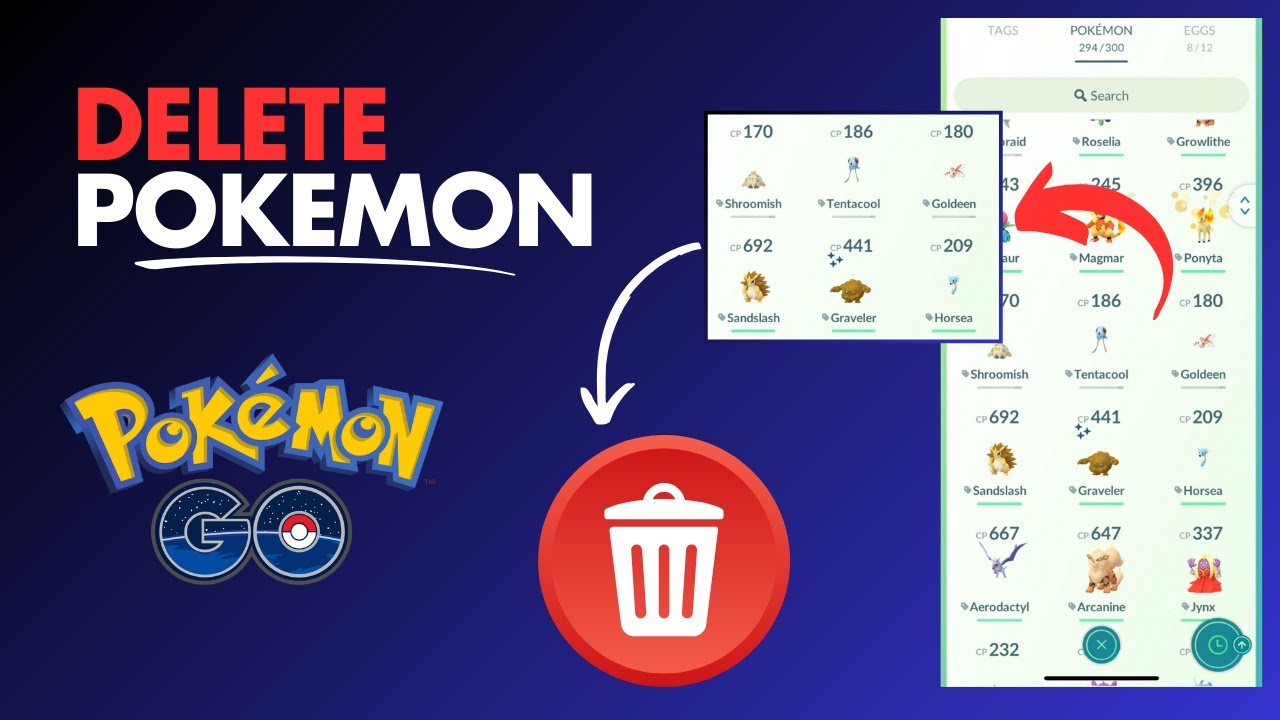 How to Delete Pokémons in Pokémon Go | Remove Pokémon in Pokémon Go ...