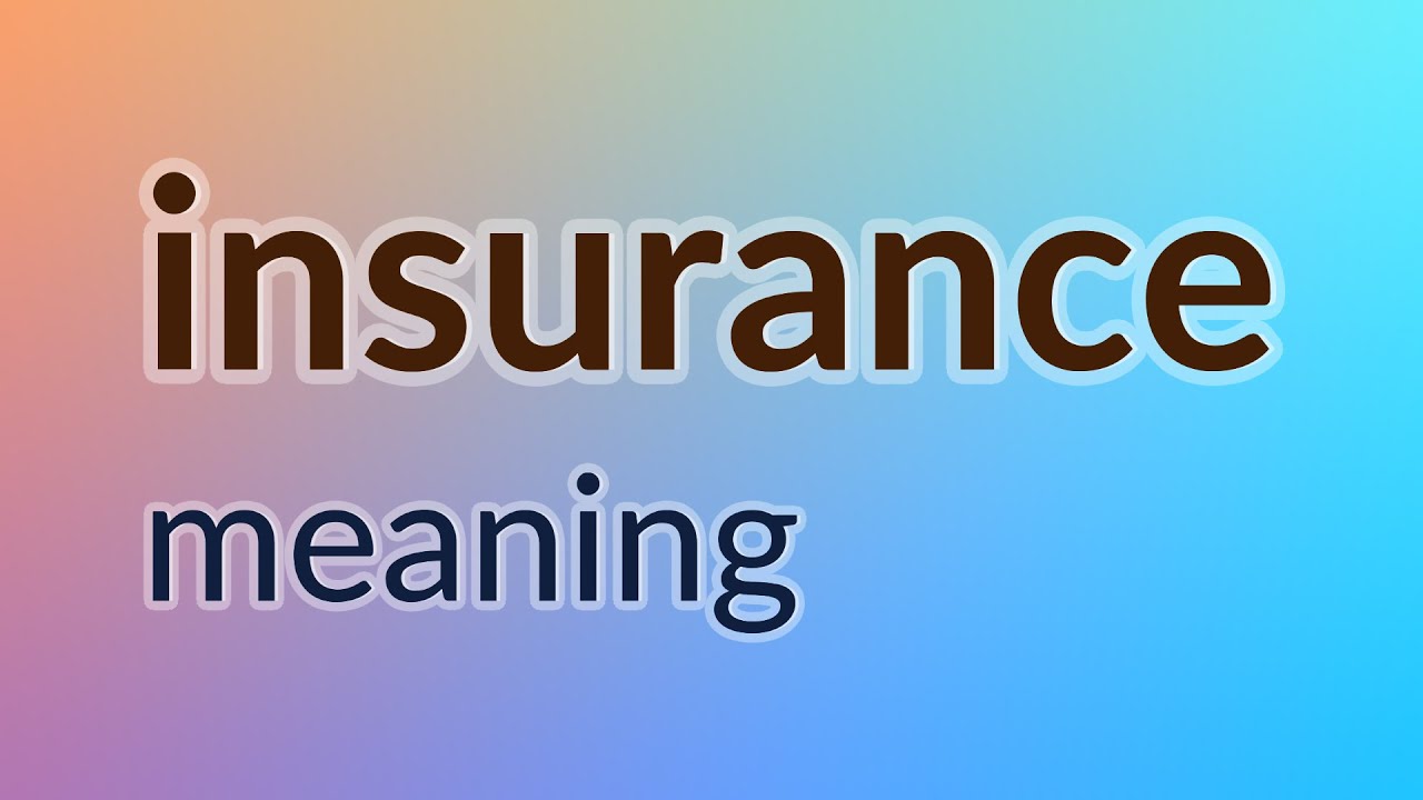Insurance - 73 English Vocabulary Flashcards - YouTube
