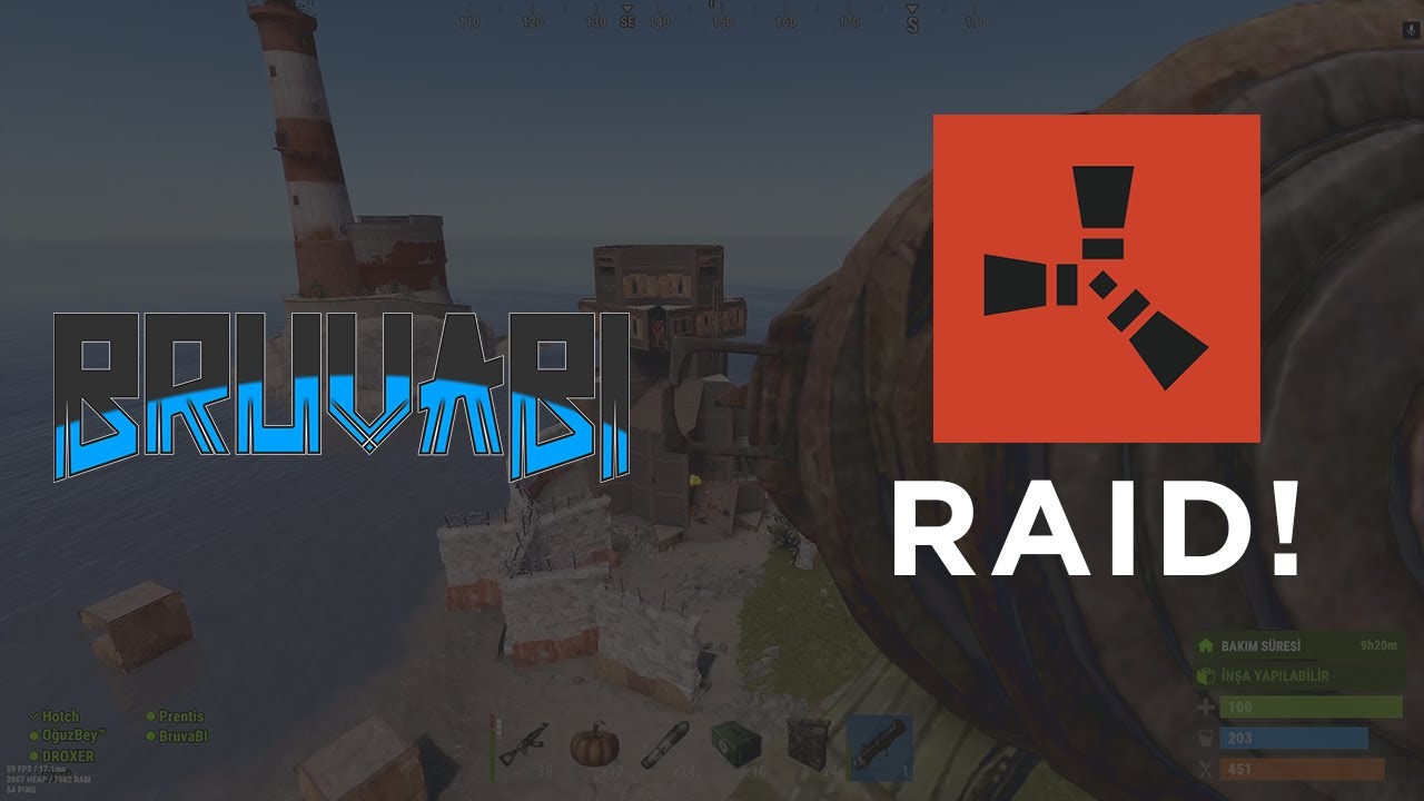 Rust 10x Raid Anları / #2 Türkçe - YouTube