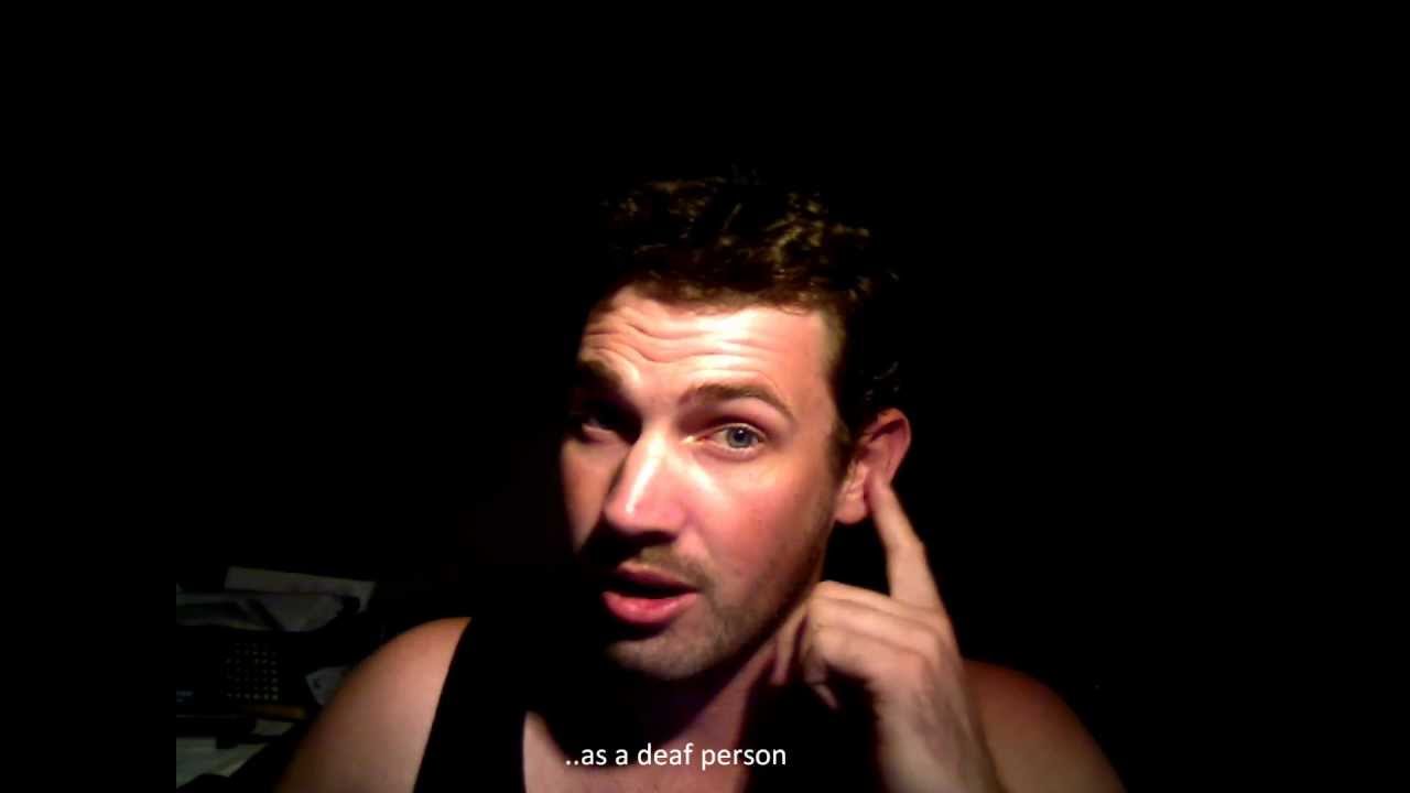 Deaf David : My thoughts on my life of deafness - YouTube