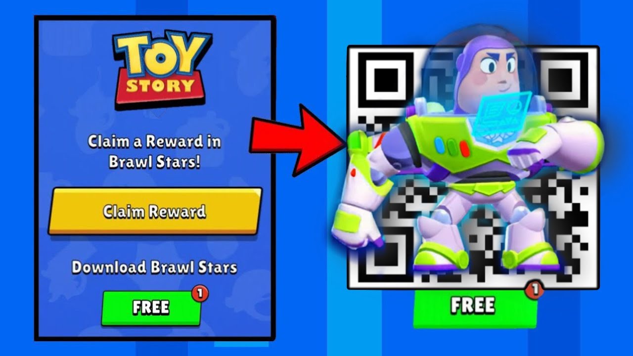 FREE! TOY STORY SKIN,GIFTS QR CODES 🥳 | BRAWL STAR QR CODES 2024 ...