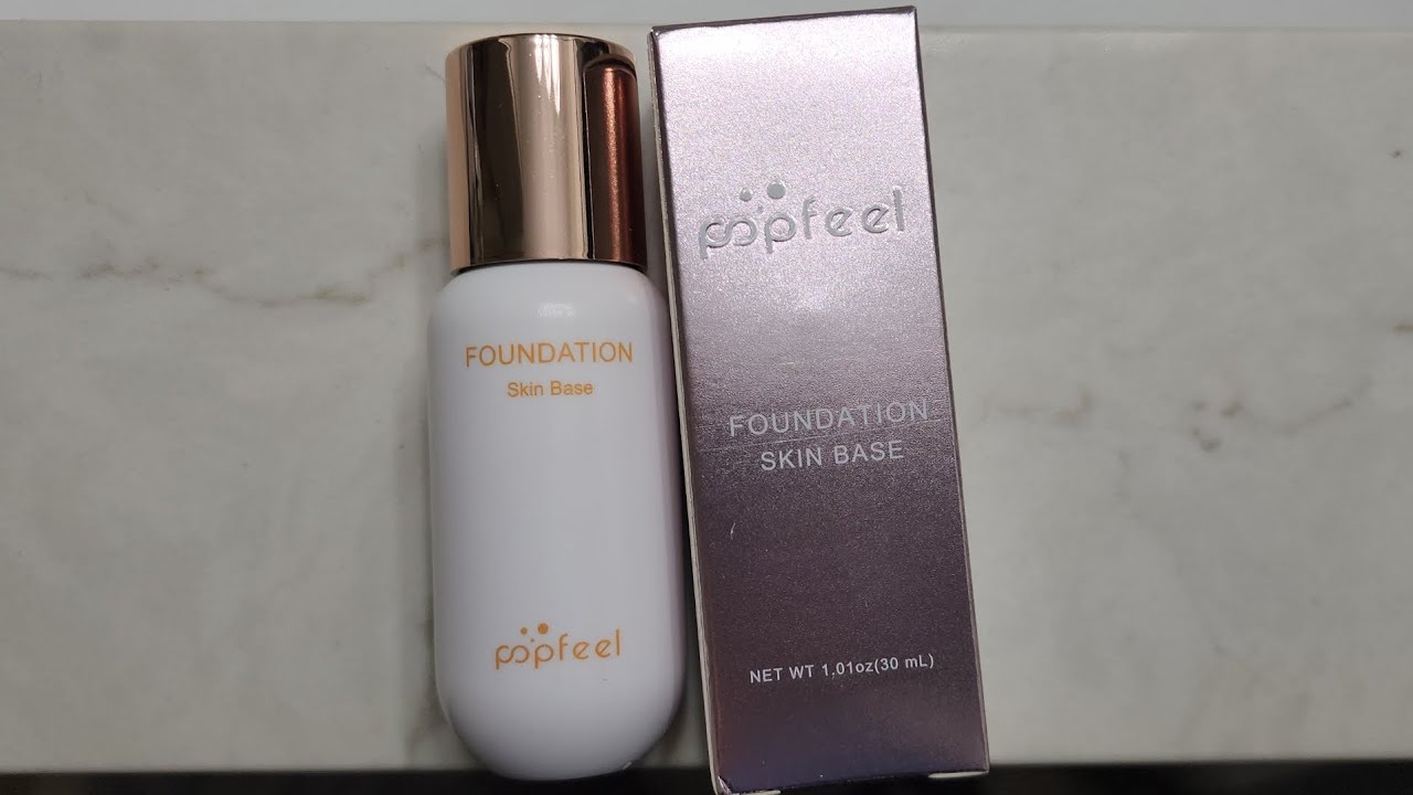 Trying POPFEEL Foundation Skin Base from Temu - YouTube