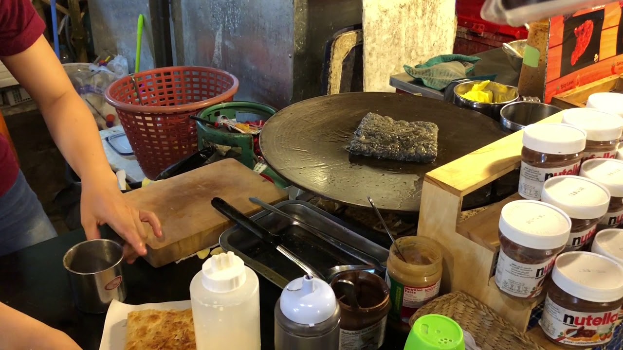 Thai Roti Bangkok Street Food Market - YouTube