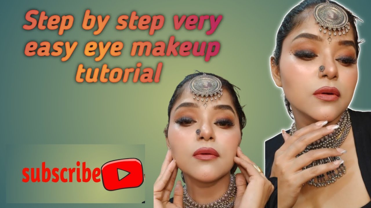 Step by step smudge eye makeup tutorial for beginners... #reels # ...