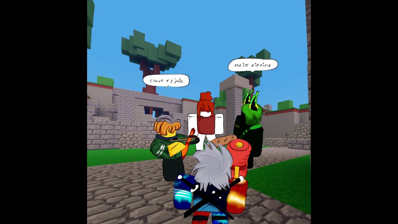 Gun game with API clan members - Roblox - Bedwars - - YouTube