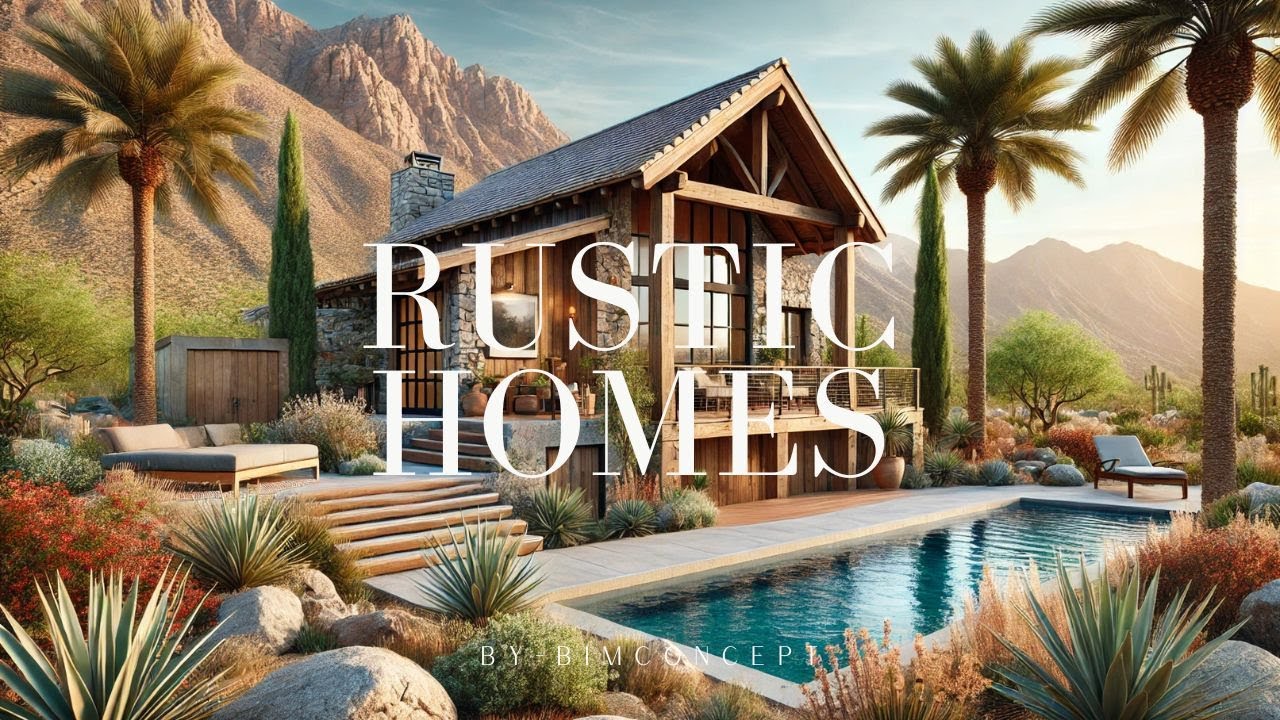 Modern Rustic Architecture: Where Luxury Meets Nature - YouTube