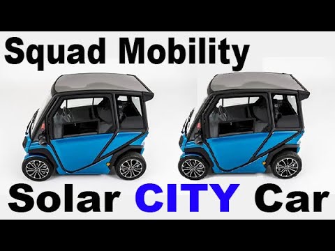 SQUAD Mobility Electric Car | OFFICIAL Launch 2022 | SQUAD Solar City ...