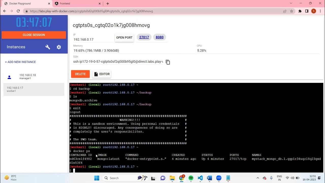Docker Swarm - Mongodb Backup and restore in docker deployment - YouTube