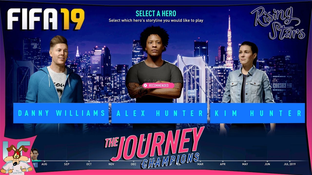 FIFA 19 - The Journey CHAMPIONS Chapter 1 - Rising Stars (All Cutscenes ...