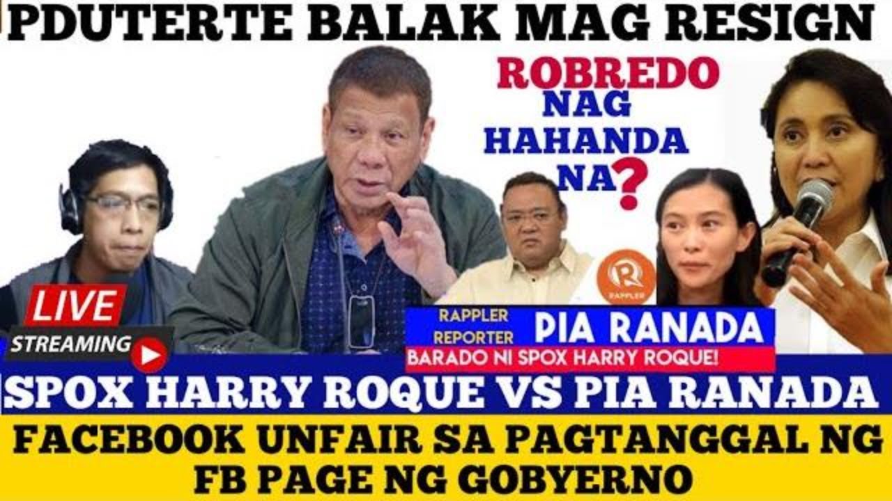 PRES DUTERTE BALAK MAG RESIGN ROBREDO NAGHAHANDA NA? | PIA RANDA ...