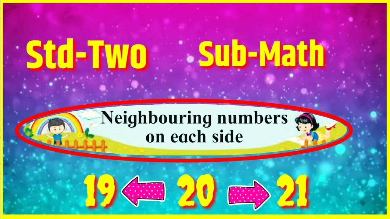 Neighbouring numbers on each side|Std-2|Sub-Math. - YouTube