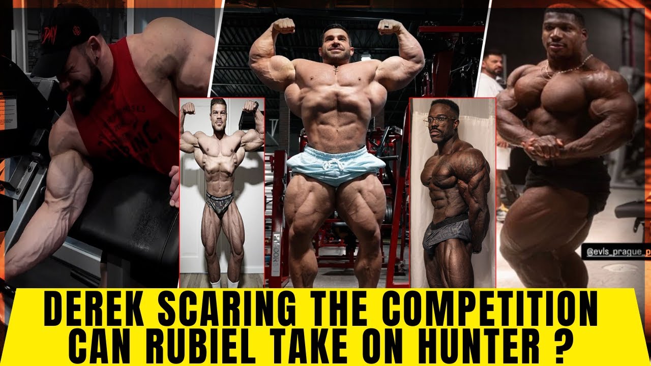 Derek Lunsford scaring the competition +Hunter looking insane +Brandon Skipping the Olympia ...