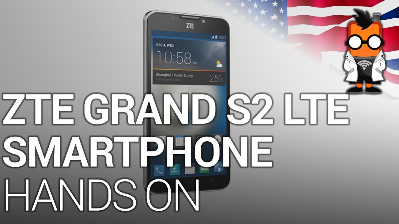 ZTE Grand S2 LTE Smartphone Hands On - CES 2014 - YouTube
