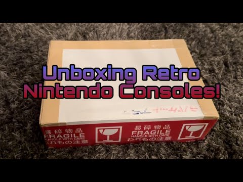 Unboxing Retro Nintendo Consoles from Japan! - YouTube