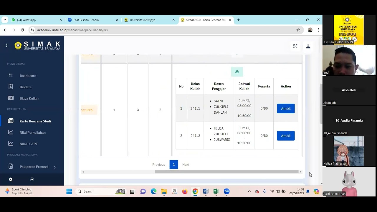 Cara Pengisian SIMAK Unsri 3.0 untuk Mahasiswa Baru - YouTube