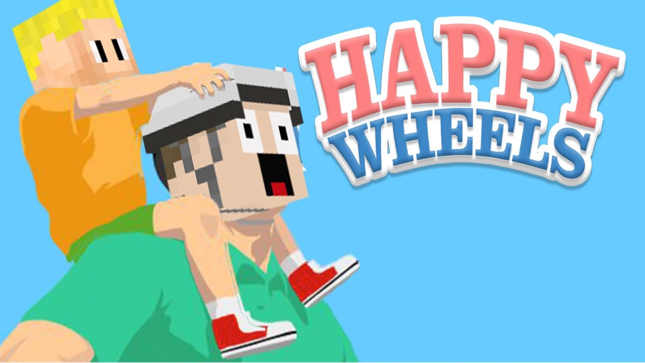 Kwebbelkop | MINECRAFT IN HAPPY WHEELS! (Happy Wheels) - YouTube