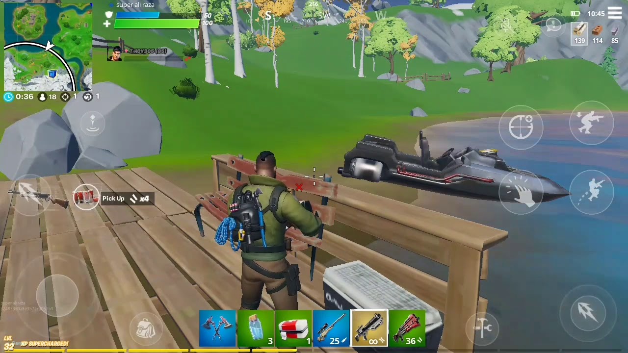 I found First order blaster rifle in fortnite - YouTube
