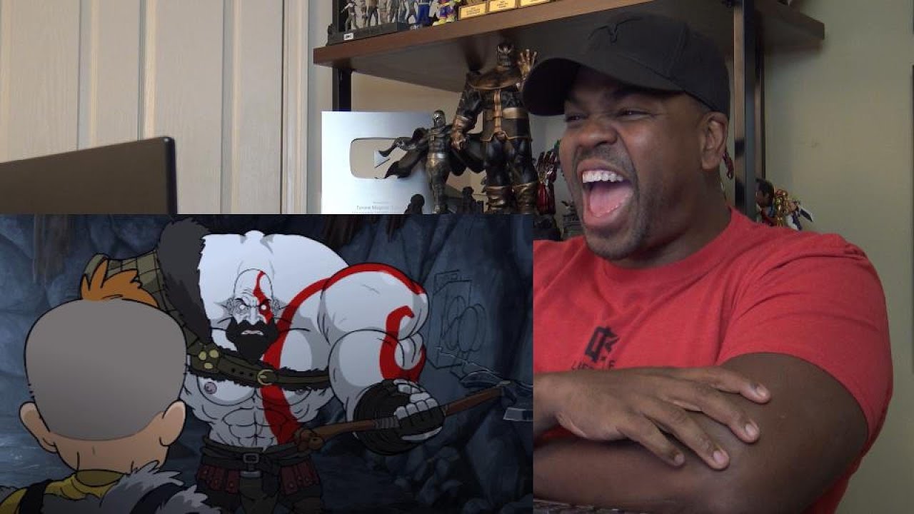 Kratos vs Simping (God of War cartoon) - Reaction! - YouTube