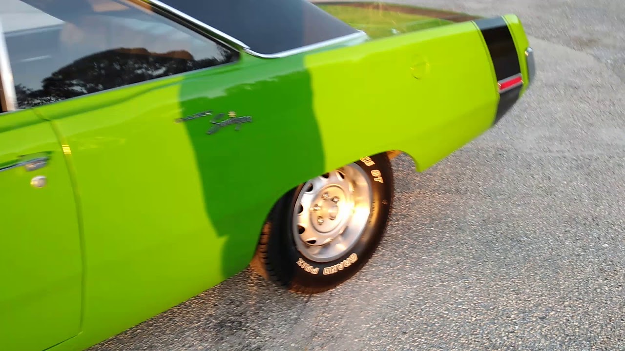 1970 Dodge Dart Swinger 340 FJ6 Green Go high impact paint - YouTube